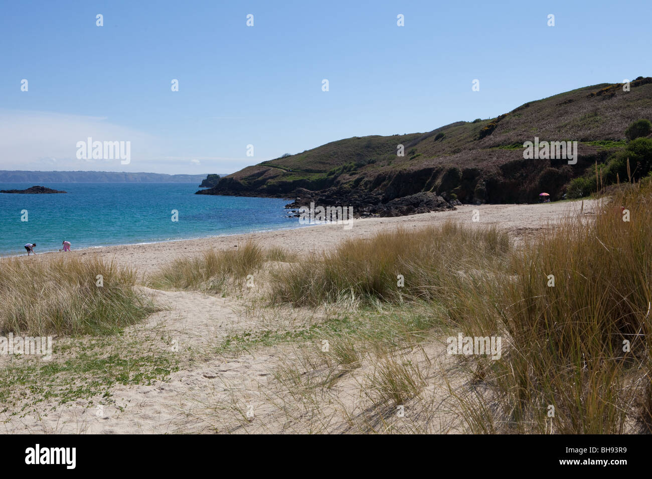 Shell Beach Herm Island Stock Photo - Alamy