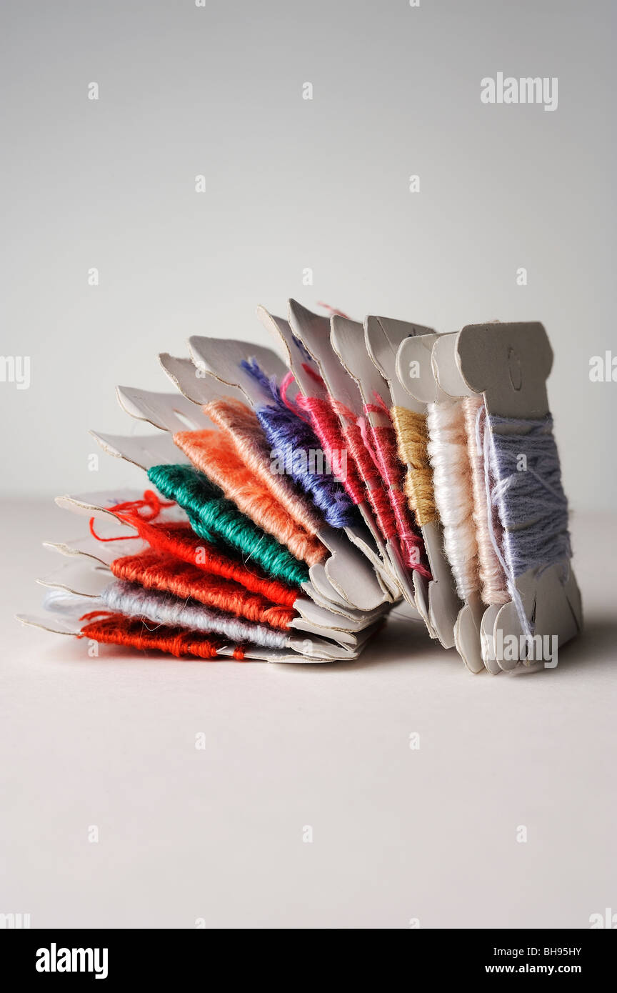 Embroidery threads hi-res stock photography and images - Alamy