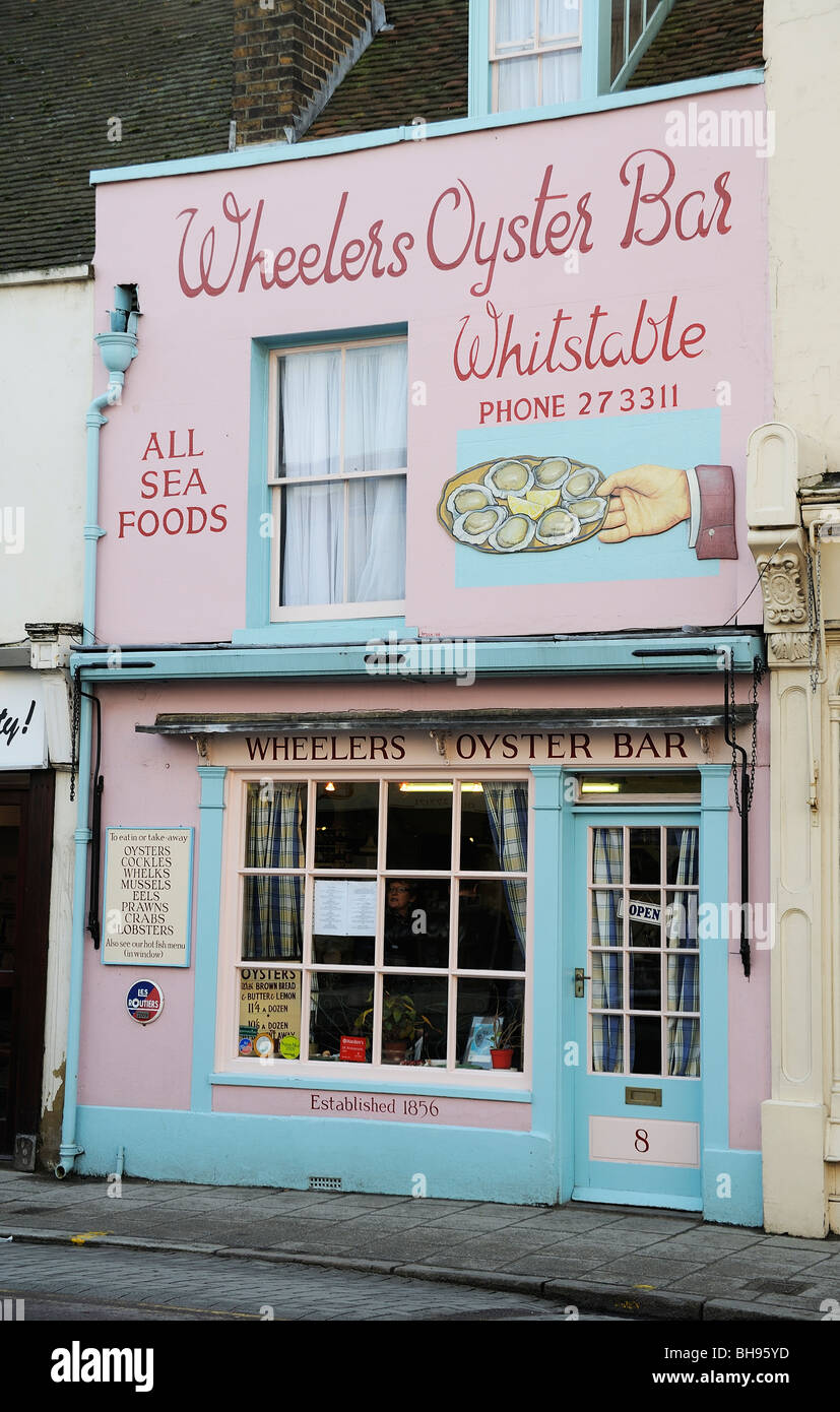 wheelers oyster bar restaurant L whitstable sea Stock Photo - Alamy