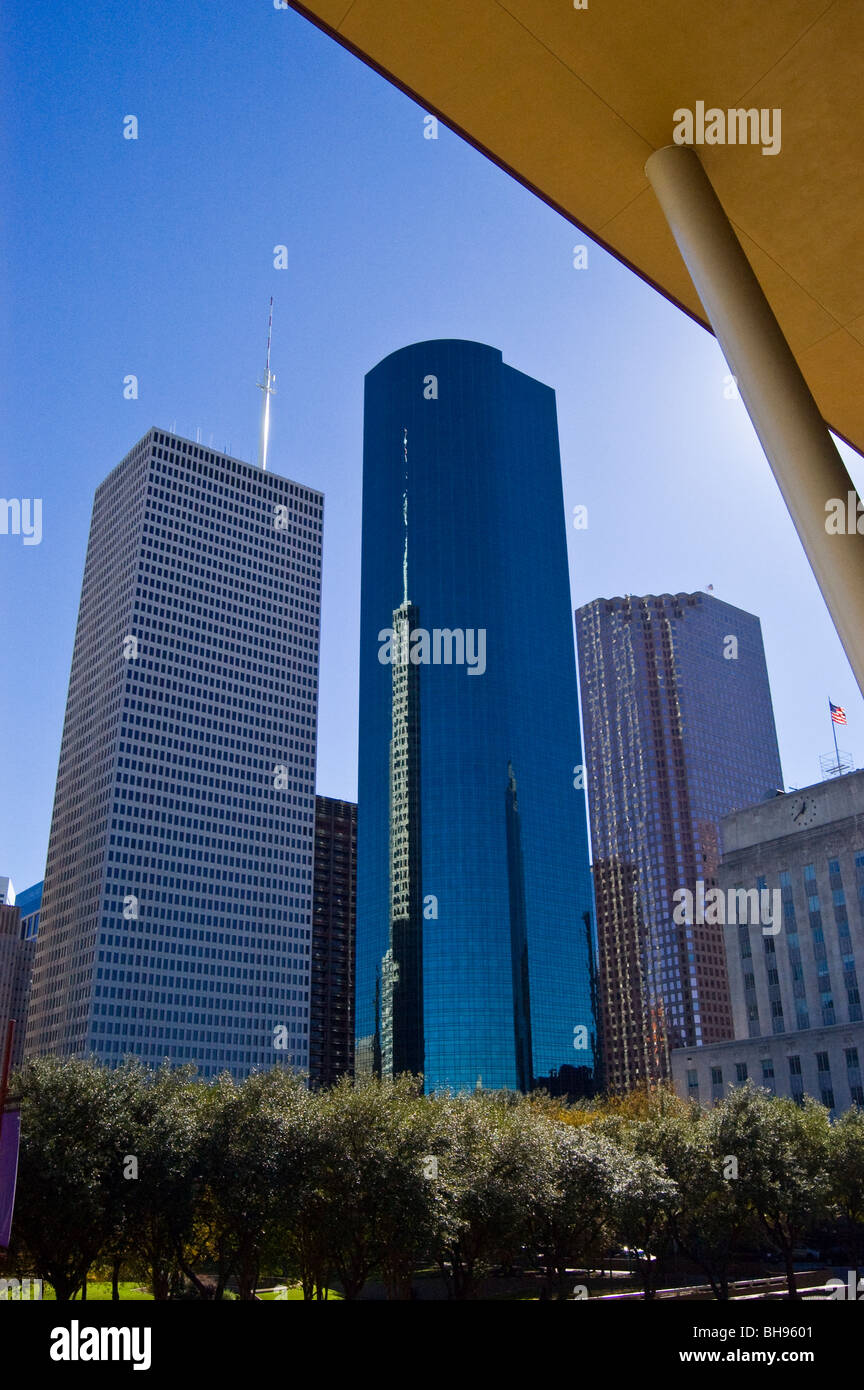 Shiny tall buildings in downtown hi-res stock photography and images ...
