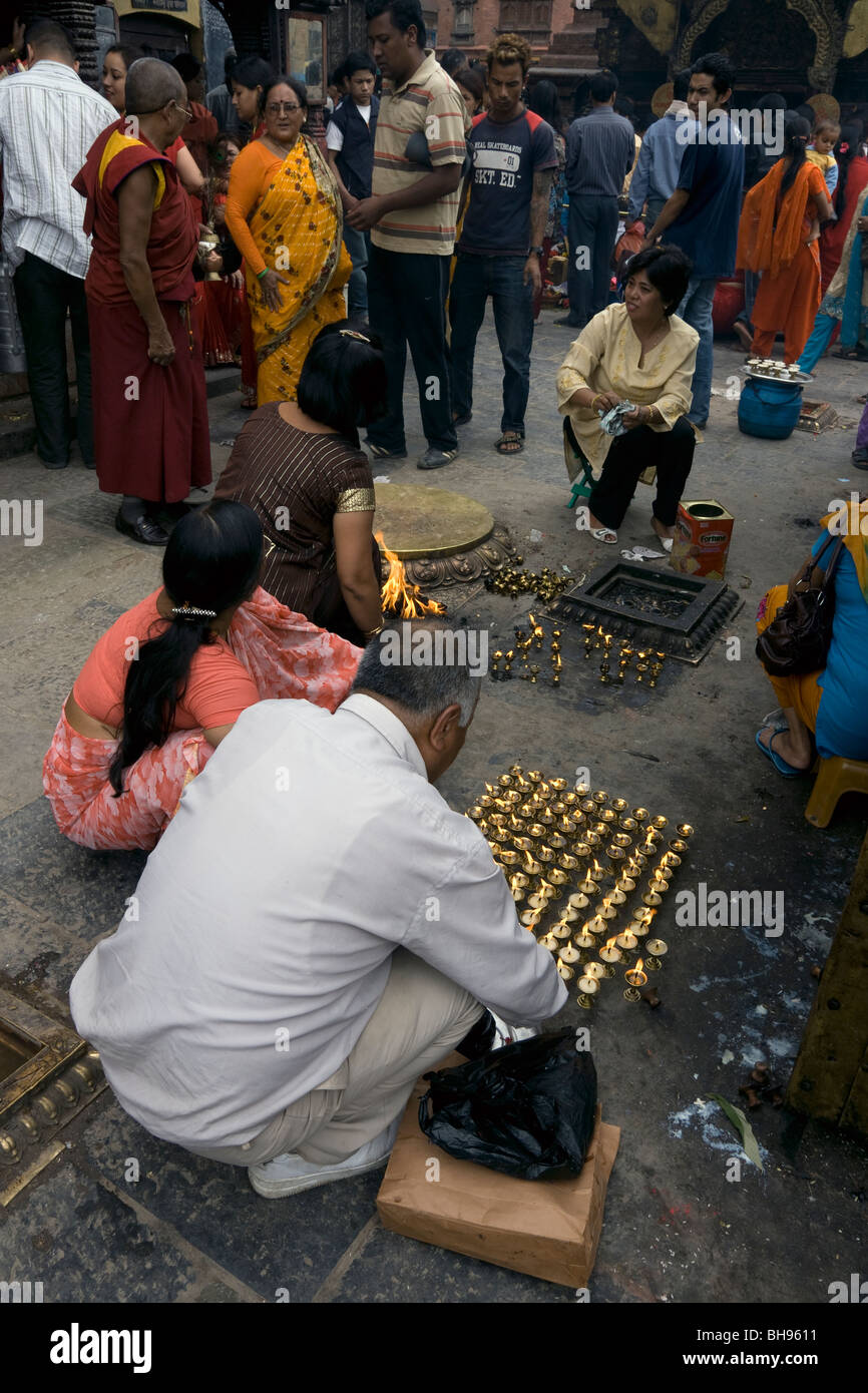 Buddhist devotees hi-res stock photography and images - Alamy
