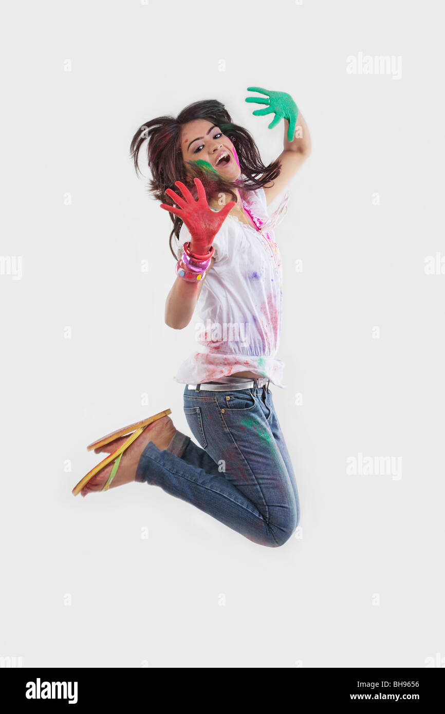 Coloured lady hi-res stock photography and images - Alamy