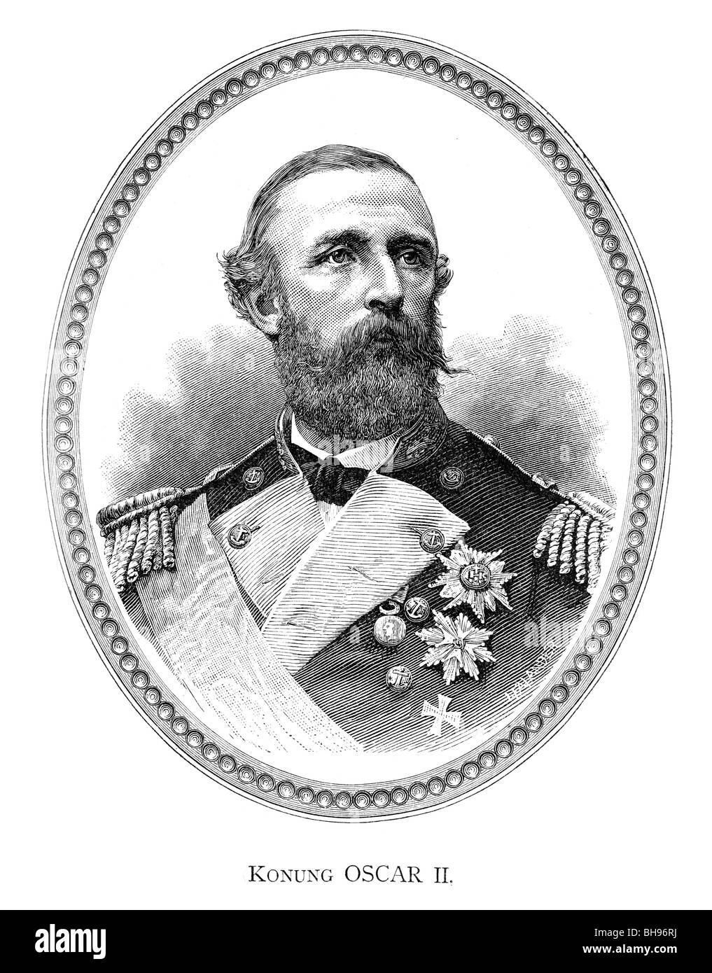 Oscar II (21 January 1829 – 8 December 1907 Stock Photo - Alamy