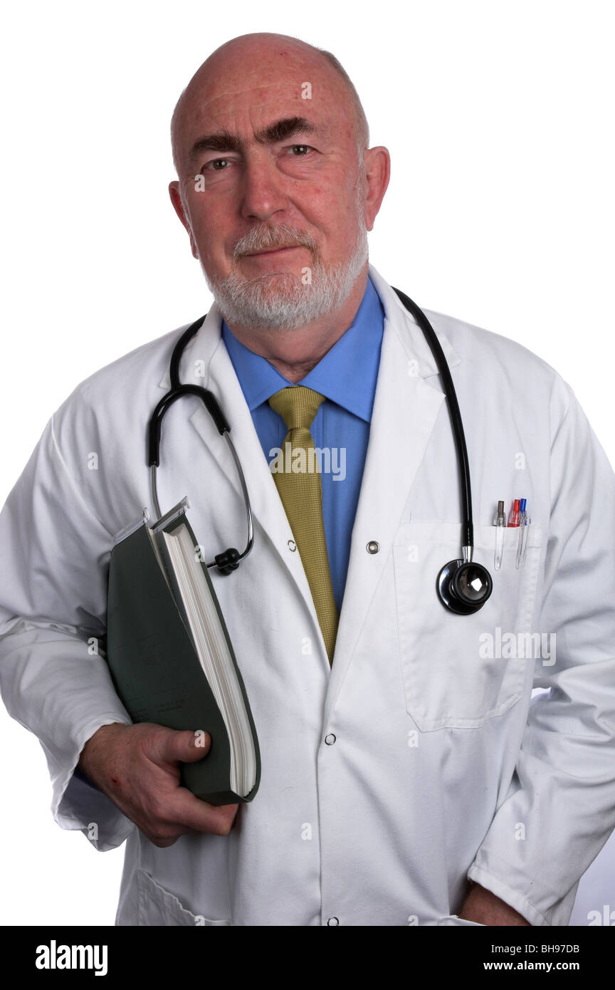 Doctor with medical files Stock Photo - Alamy