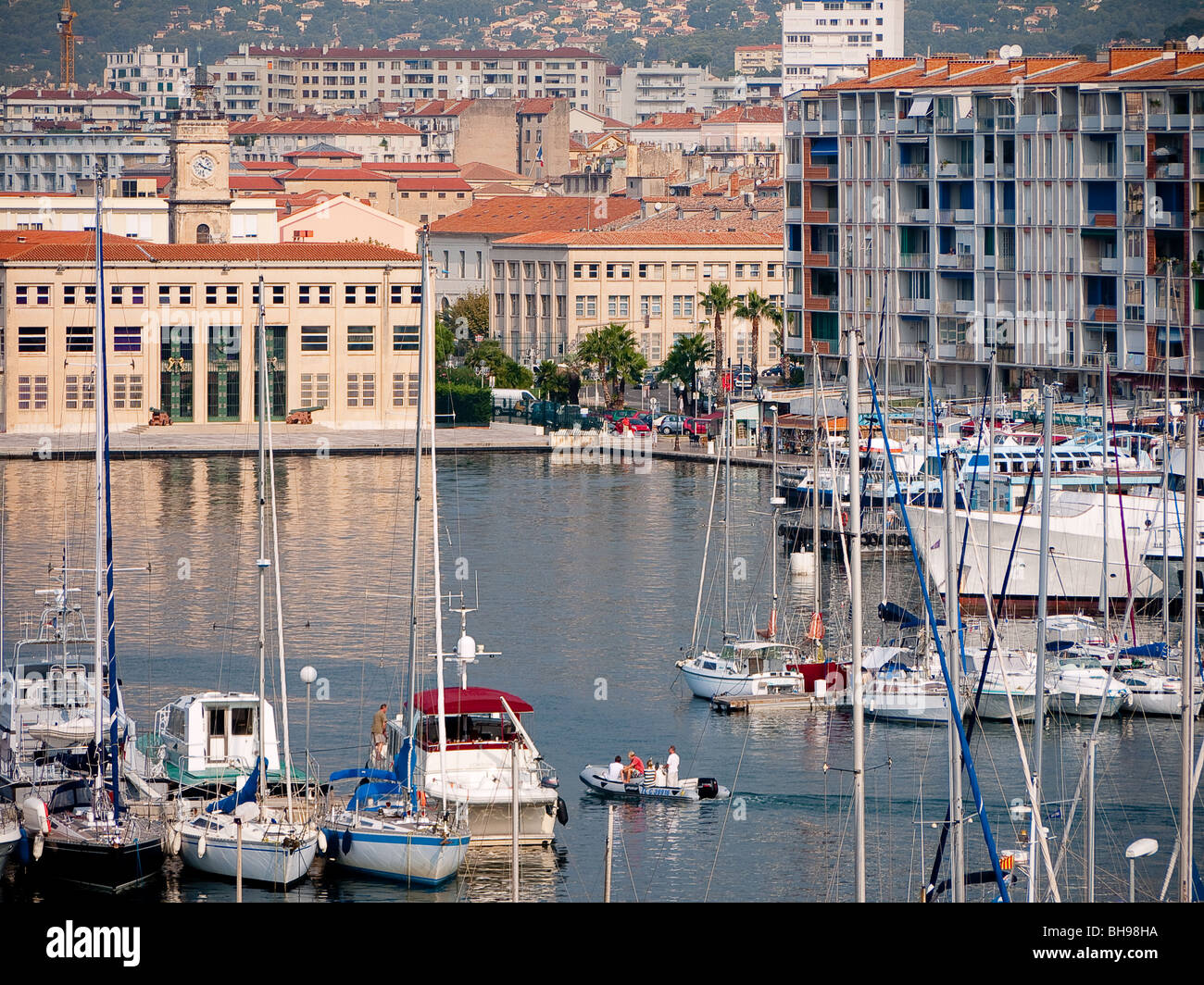 Genoa Harbour and Marina, Genoa, Italy Stock Photo - Alamy