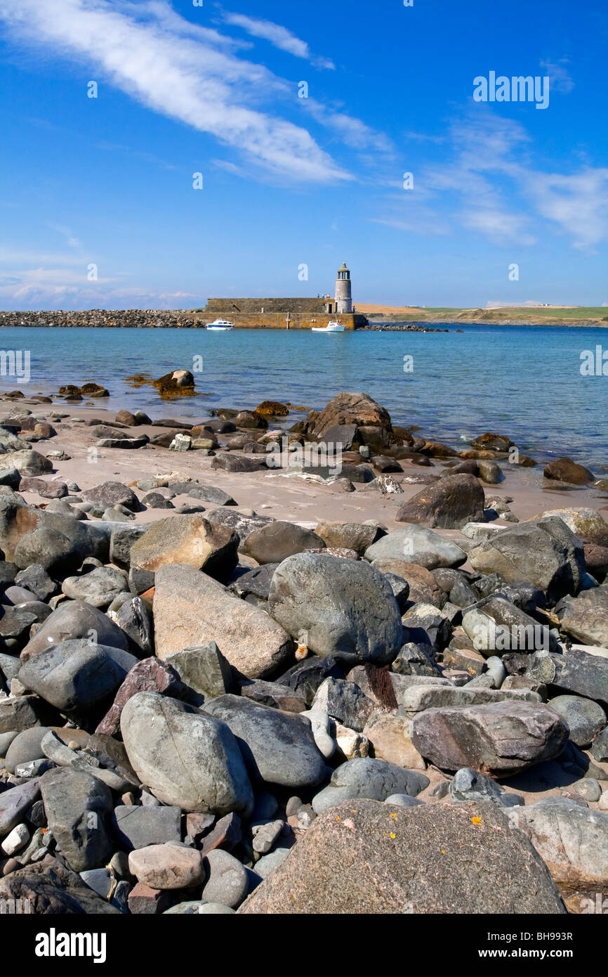 Port Logan in the Rhins of Galloway in Dumfries and Galloway in south ...