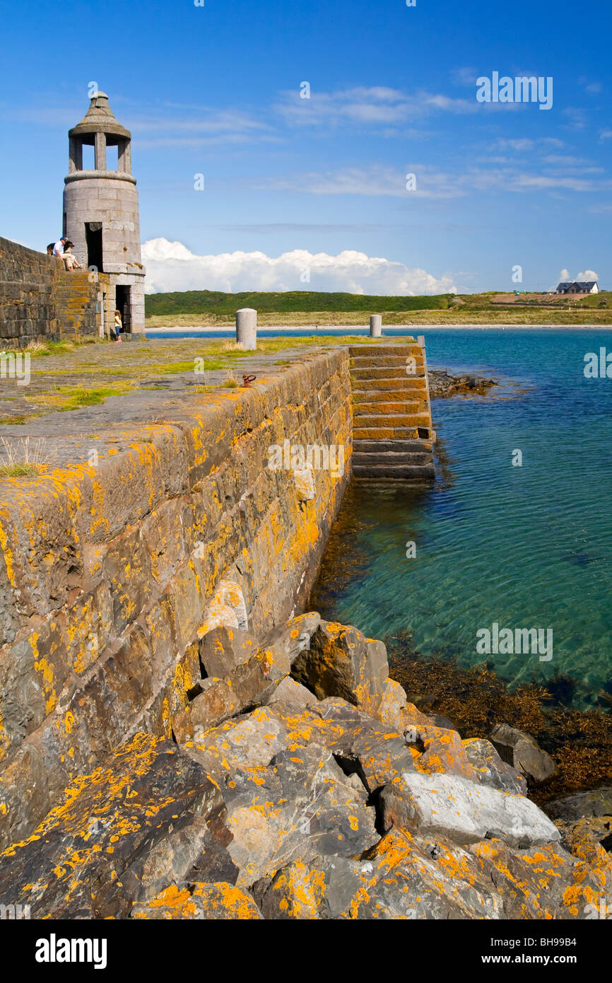 Port Logan in the Rhins of Galloway in Dumfries and Galloway in south ...