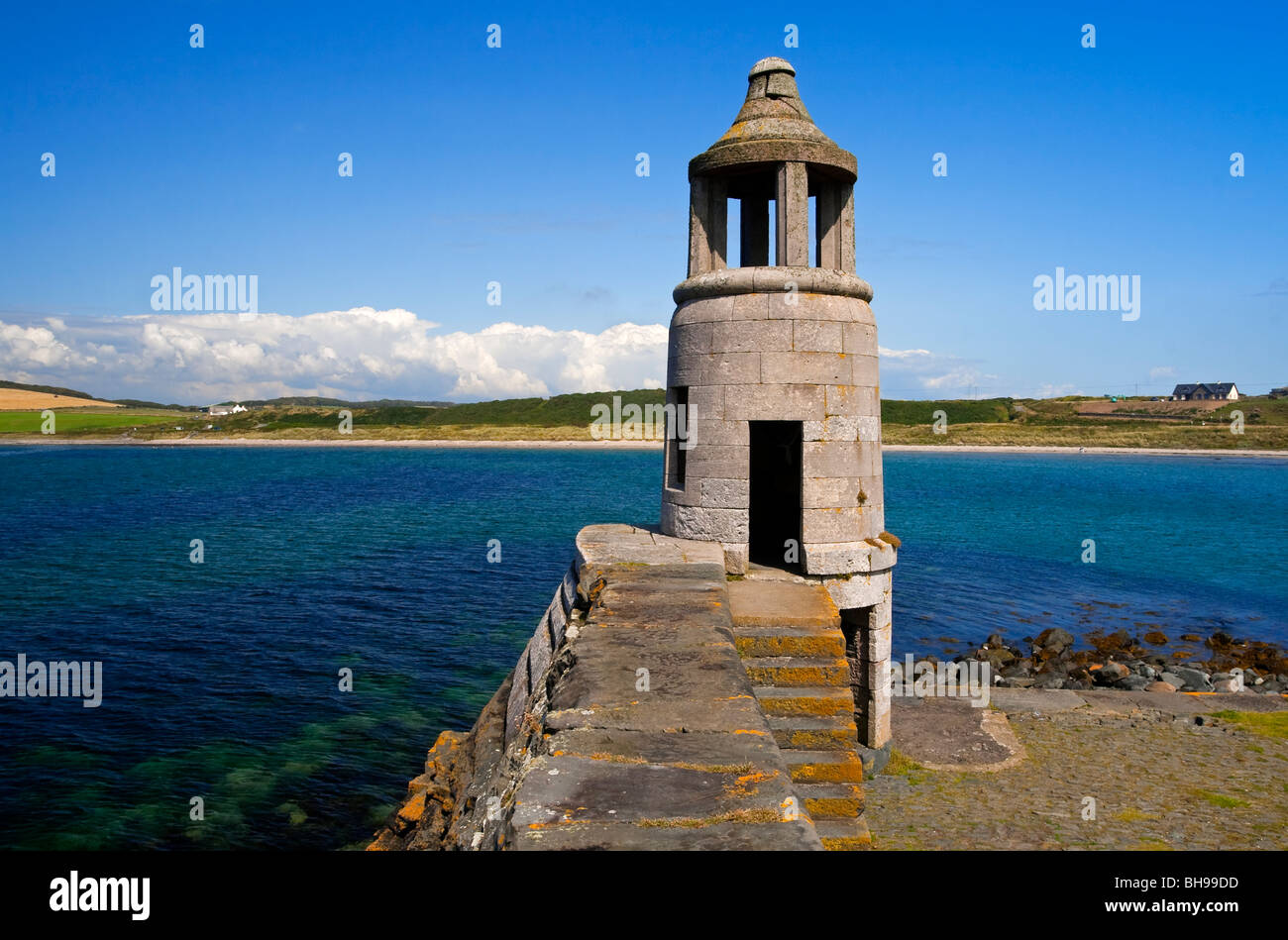 Port Logan in the Rhins of Galloway in Dumfries and Galloway in south ...