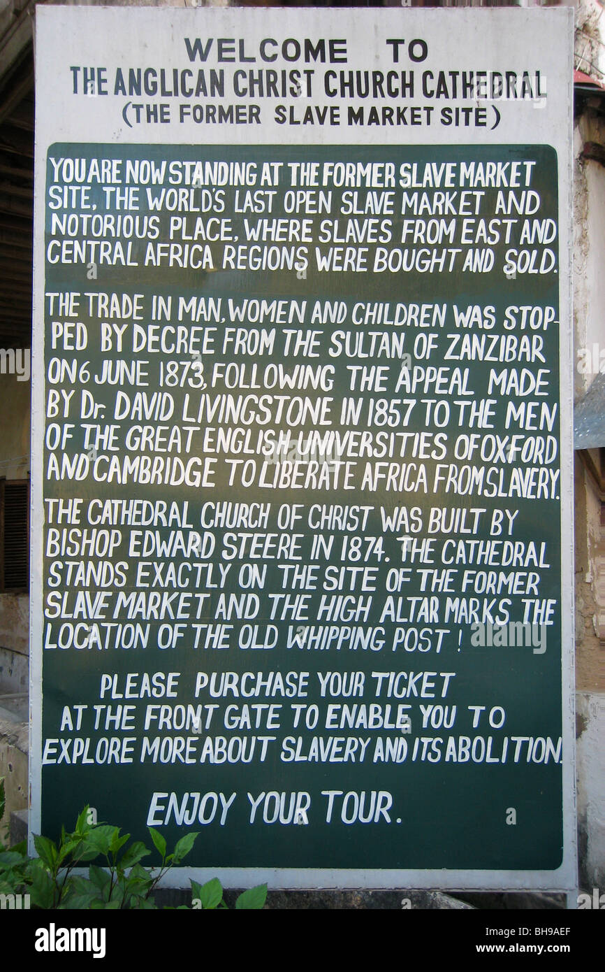 Slave trade in zanzibar hi-res stock photography and images - Alamy