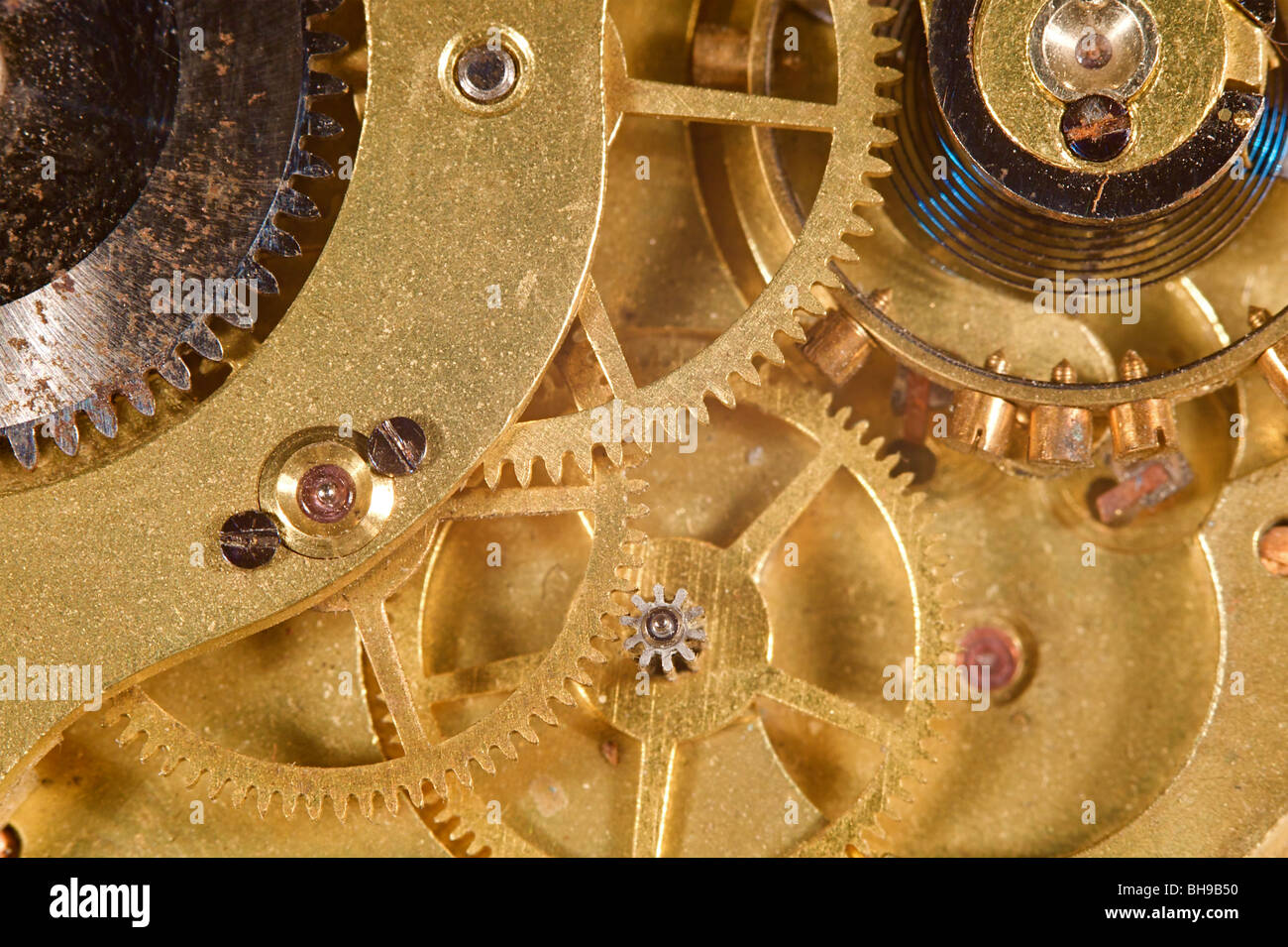 Closeup of the gears and teeth of a pocket watch Stock Photo - Alamy