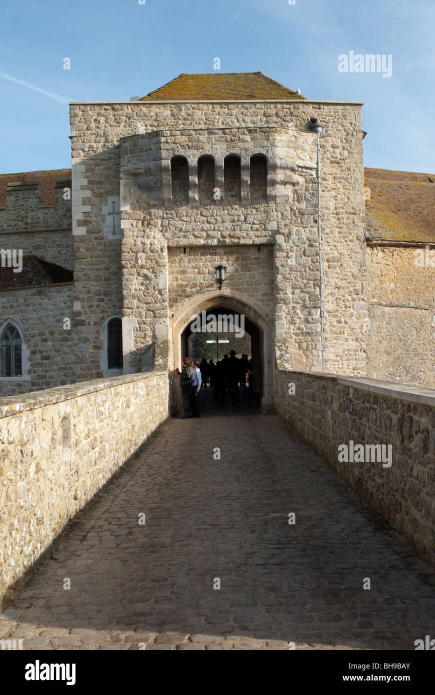 Entrance to Leeds Castle Stock Photo - Alamy