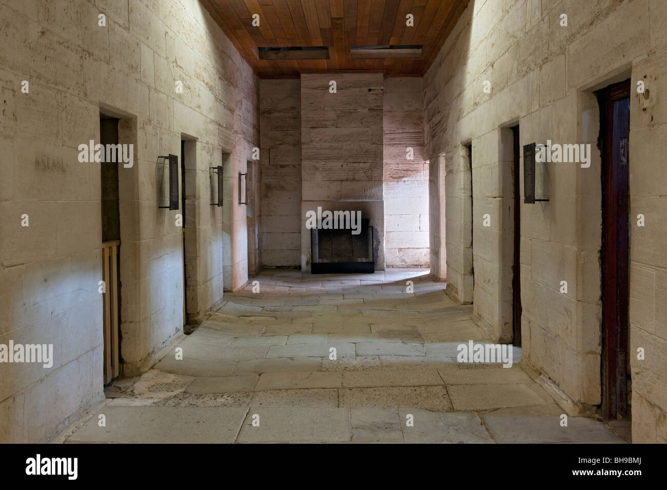 Cell Block in the Separate Prison, Port Arthur Penal Colony, Tasmania ...