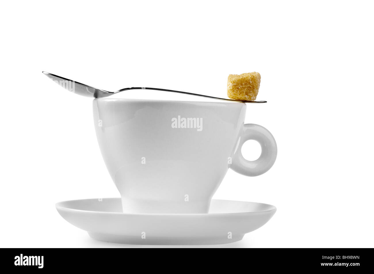 Coffee cup object isolated over white background Stock Photo - Alamy