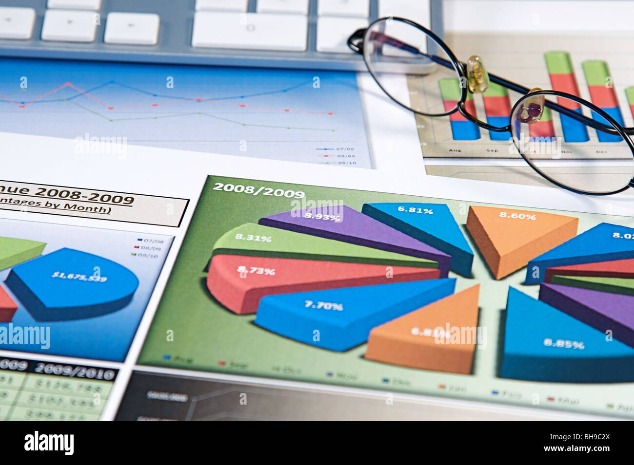 Business charts and graphs for strategic success Stock Photo - Alamy