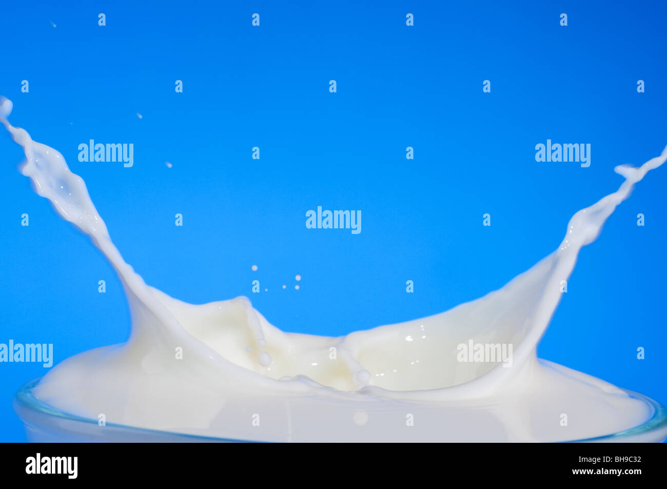 Splash of fresh cold white milk background Stock Photo - Alamy