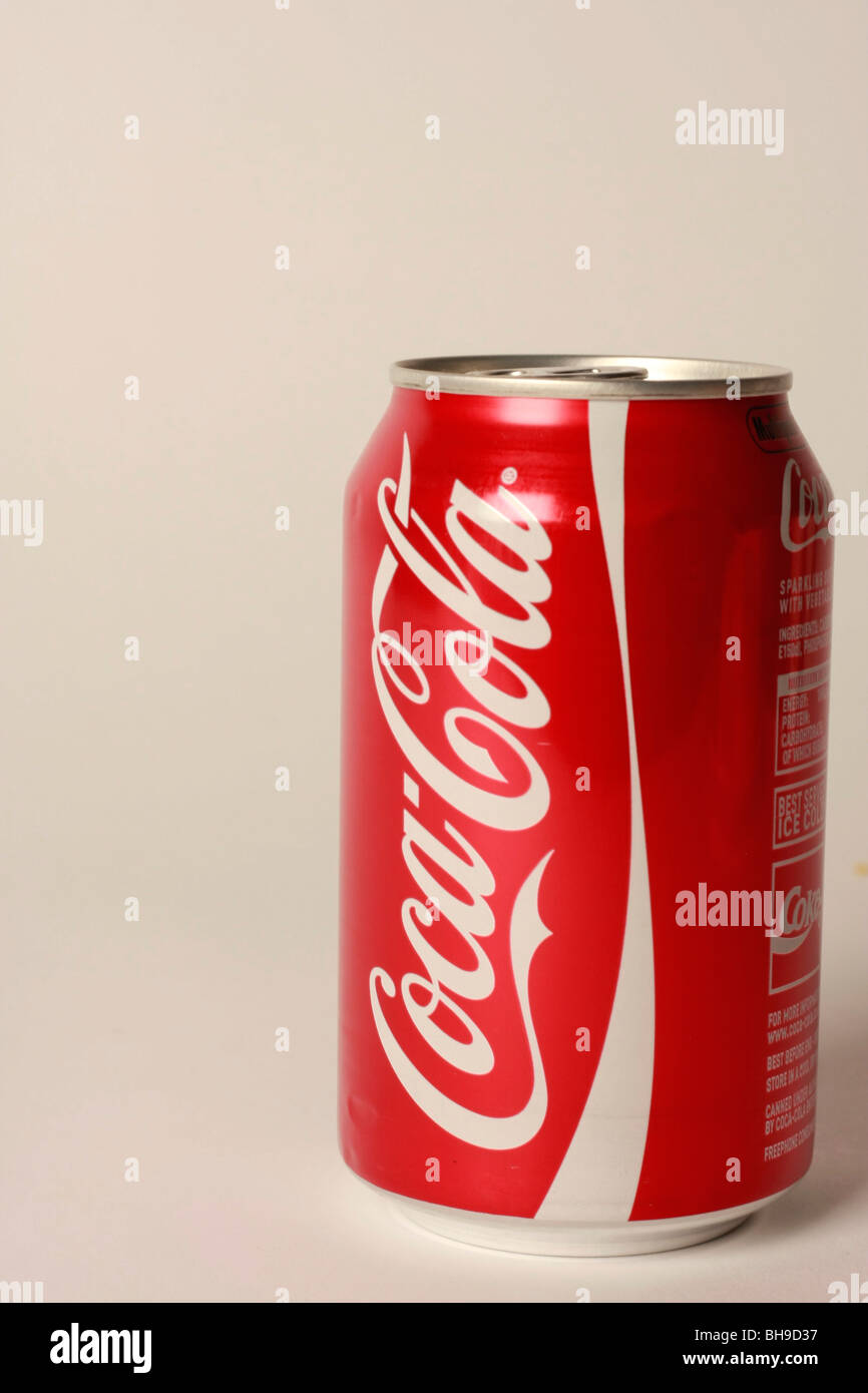 330ml can of Coca Cola Stock Photo - Alamy