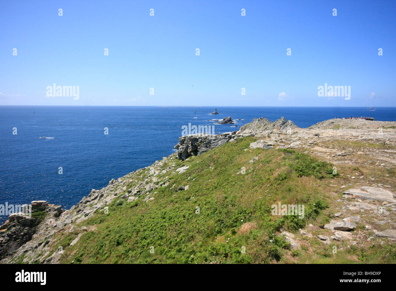 The French tourist landmark of Pointe du Raz, Brittany Stock Photo - Alamy