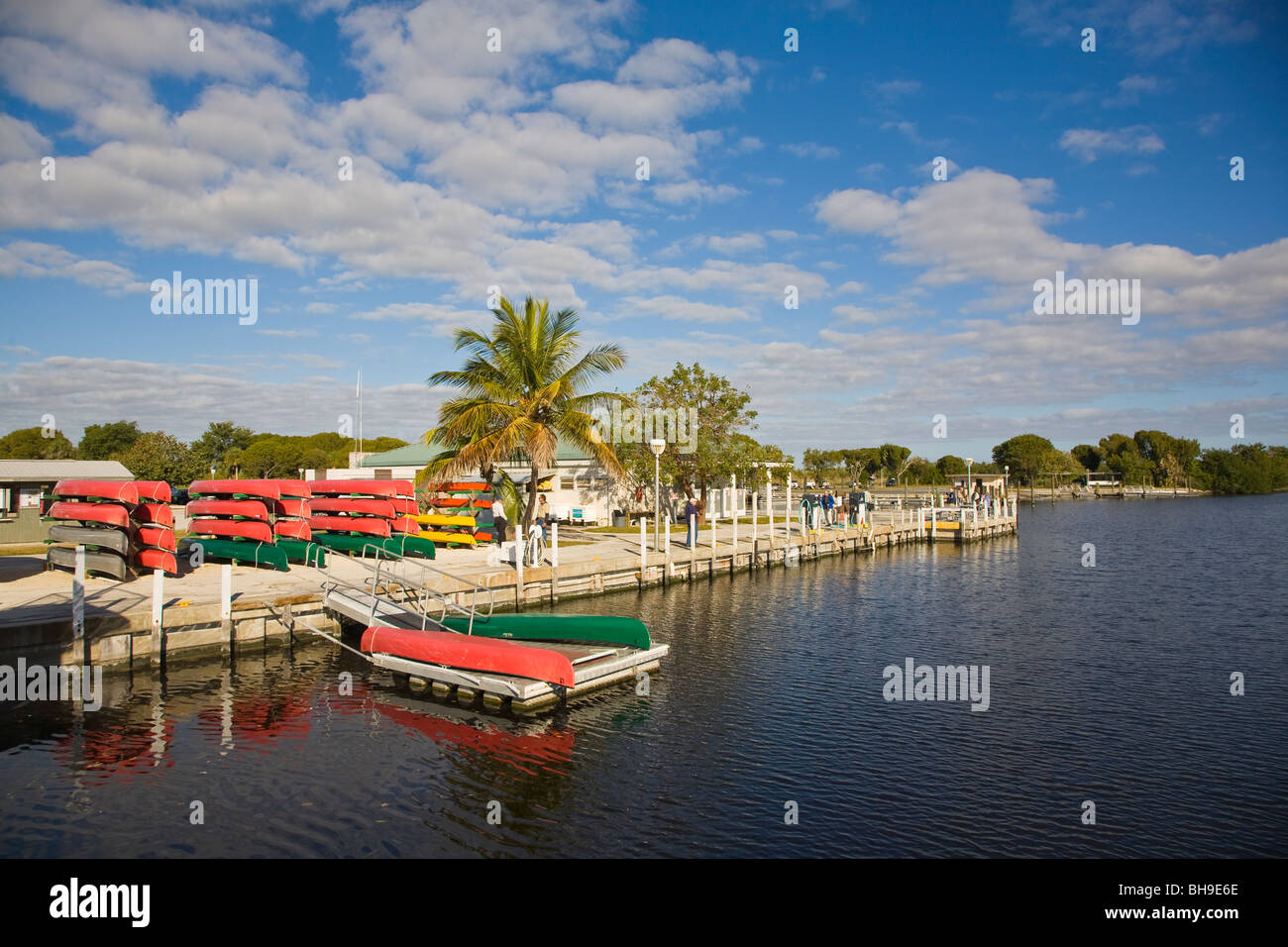 Flamingo area of the Everglades National Park in Florida Stock Photo ...