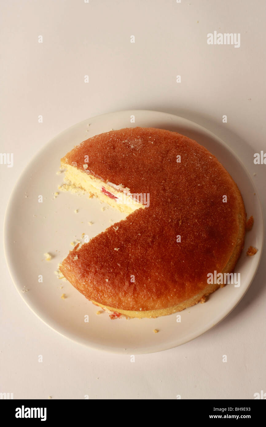 Victoria sponge cake Stock Photo - Alamy