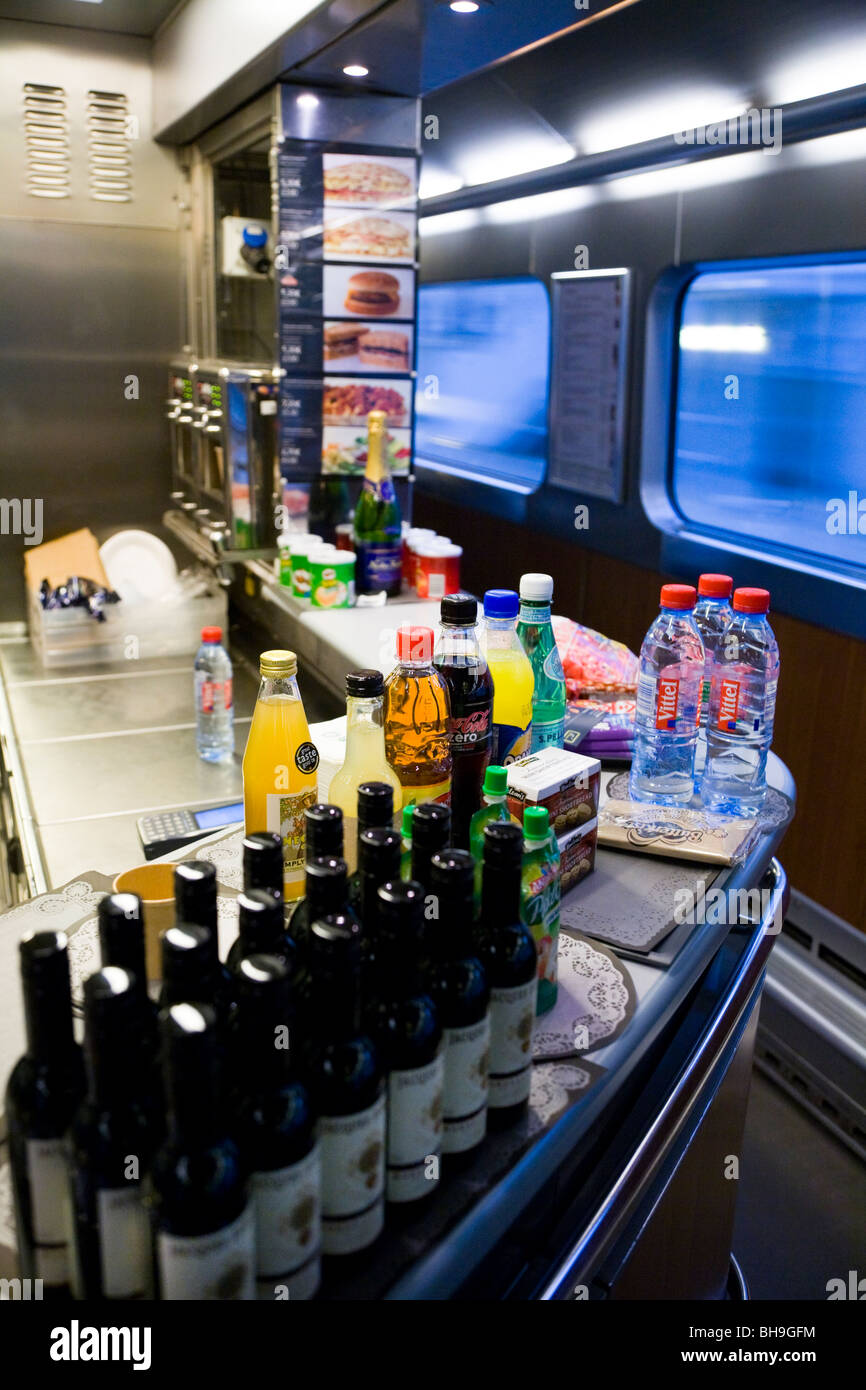 Buffet car eurostar hi-res stock photography and images - Alamy