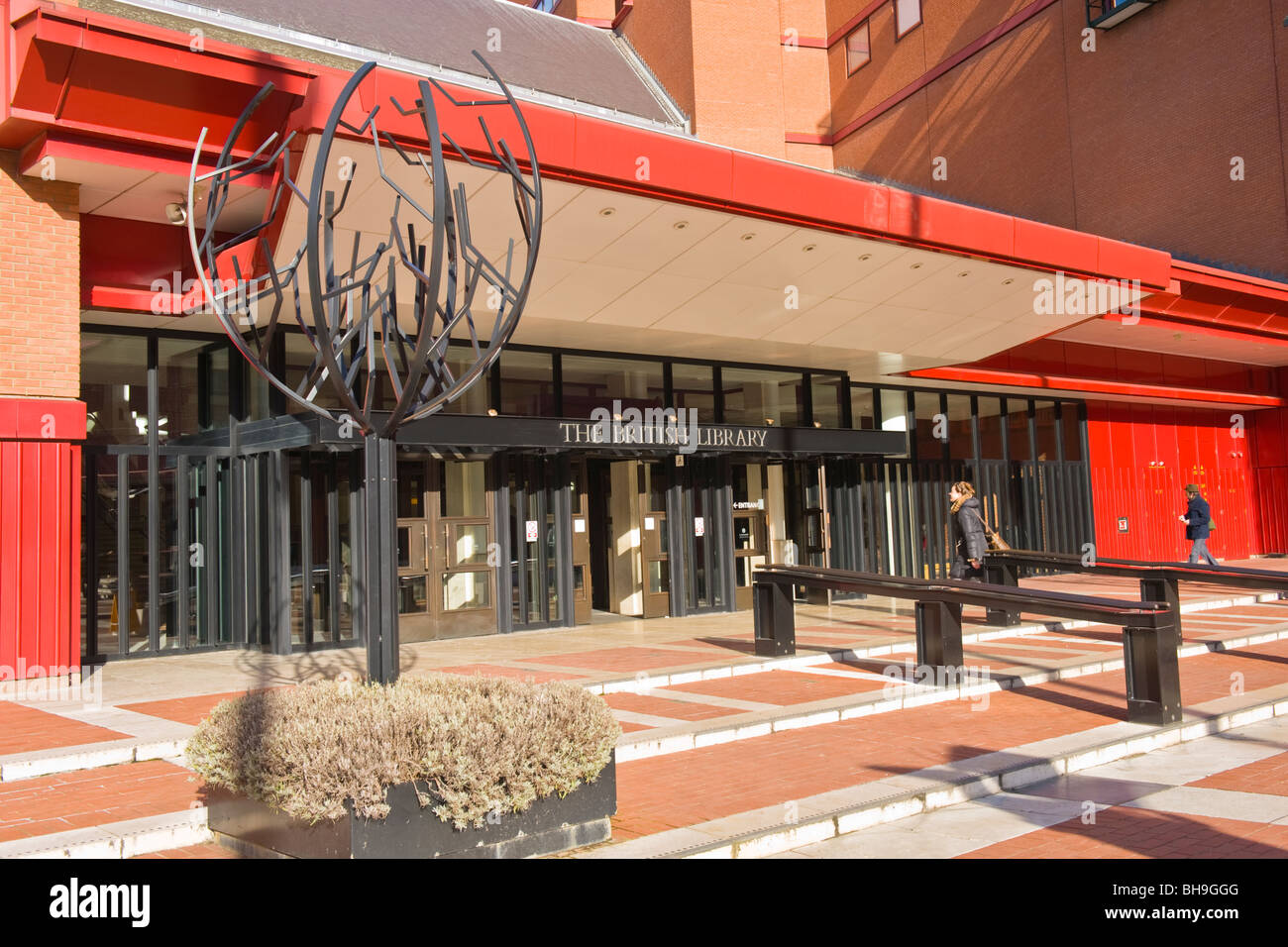 The British Library , King's Cross St Pancras , futuristic main ...