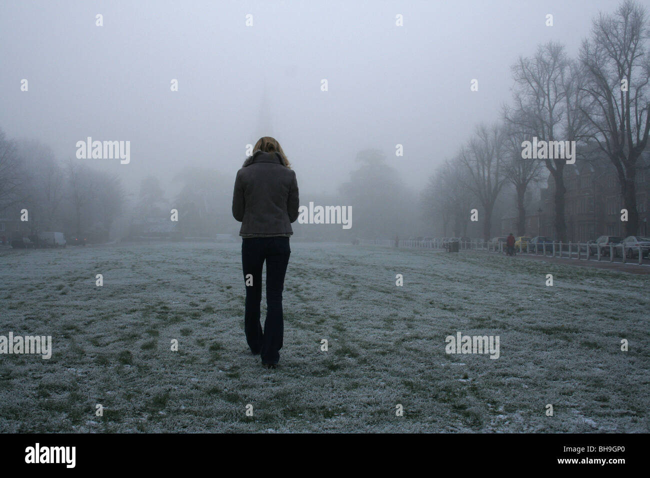Walking into mist hi-res stock photography and images - Alamy