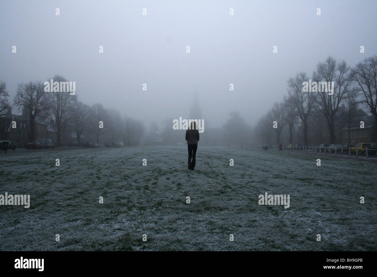 Walking in mist hi-res stock photography and images - Alamy