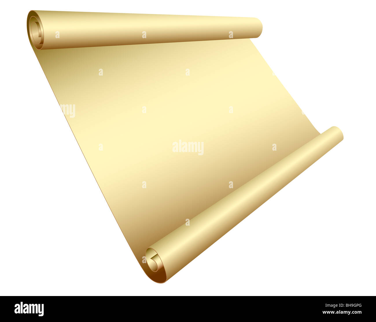 antique scroll - old parchment Stock Photo - Alamy