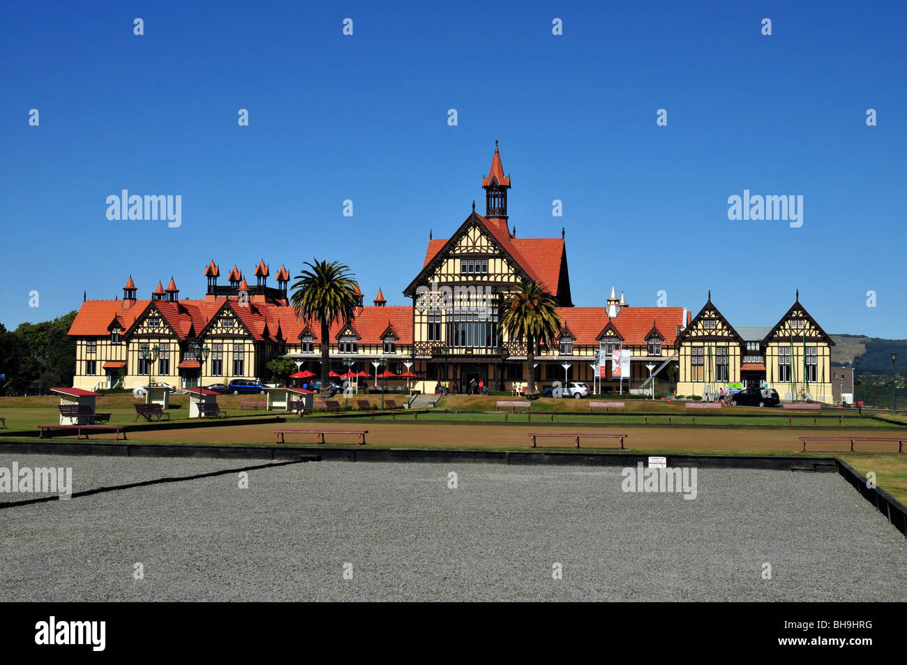 Rotorua Museum of Art and History, New Zealand Stock Photo - Alamy