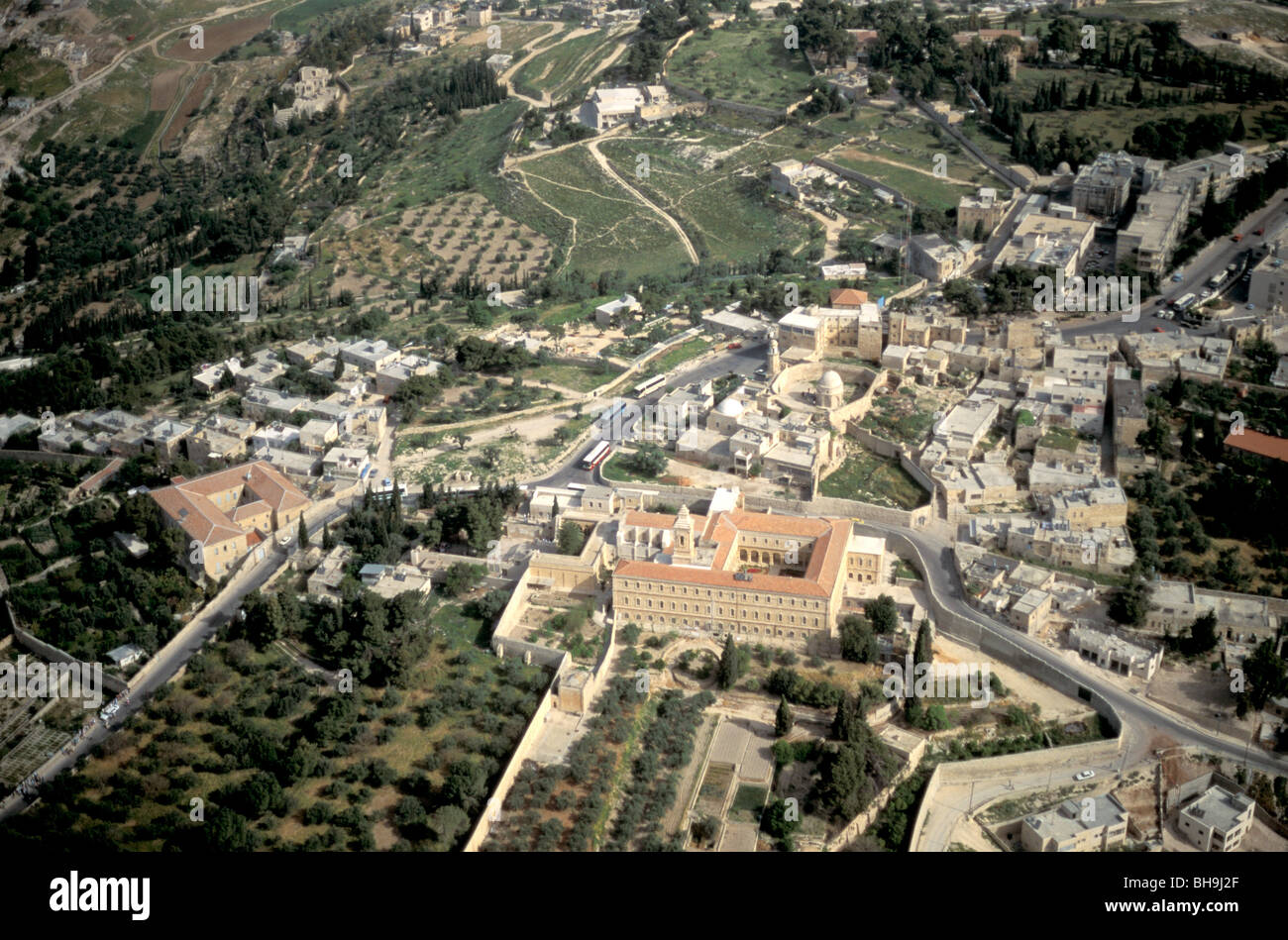 Israel, Jerusalem, Pater Noster Church and the Ascension Chapel on the ...