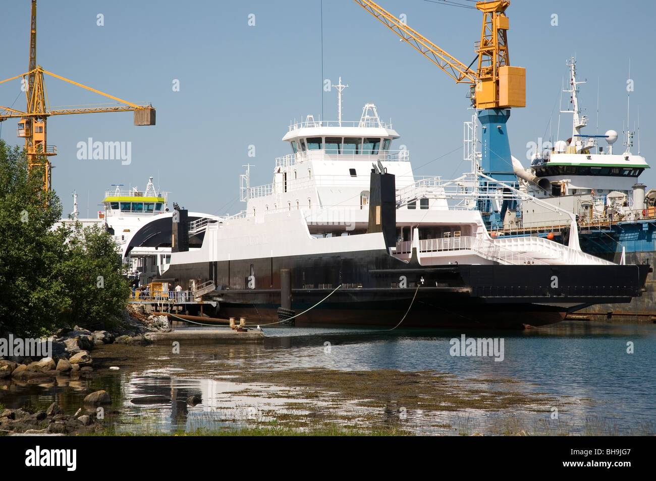 The Fiskerstrand Verft, Norway Stock Photo - Alamy