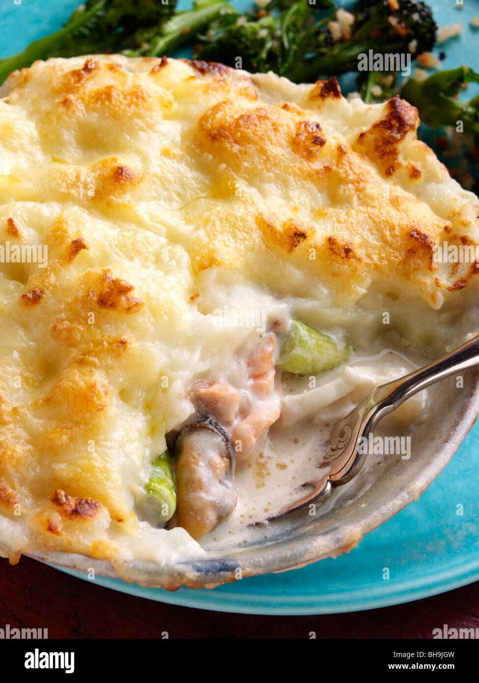 Home made fish pie hi-res stock photography and images - Alamy