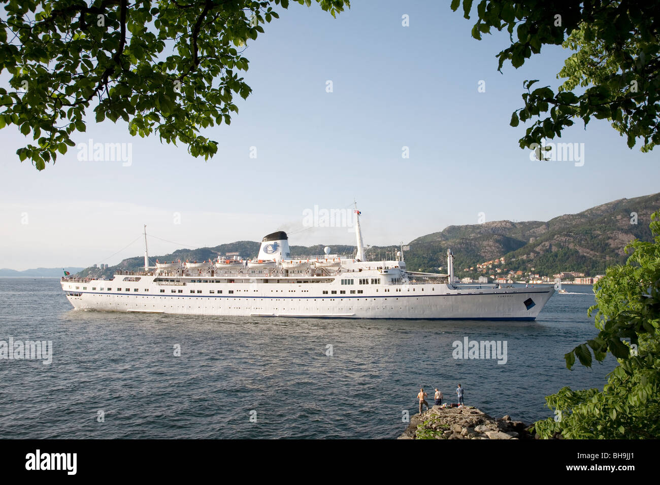 The cruise ship Funchal Stock Photo - Alamy