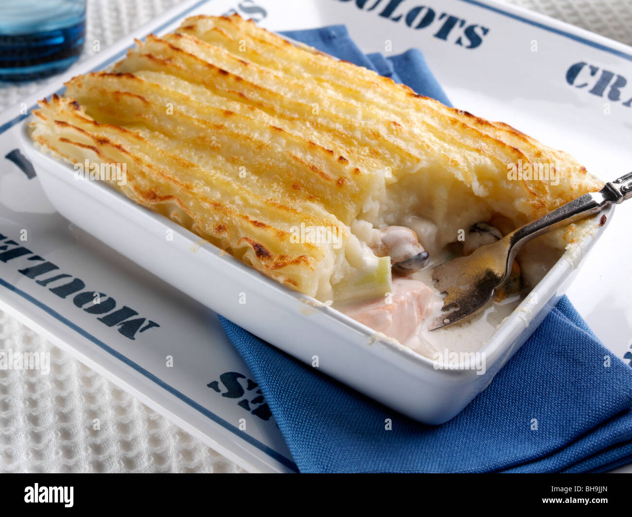 Individual fish pie Stock Photo - Alamy