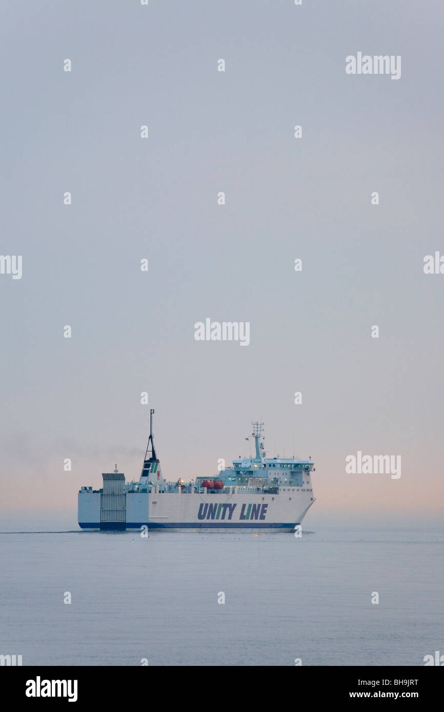 A Unity Line vessel departs Trelleborg Stock Photo - Alamy