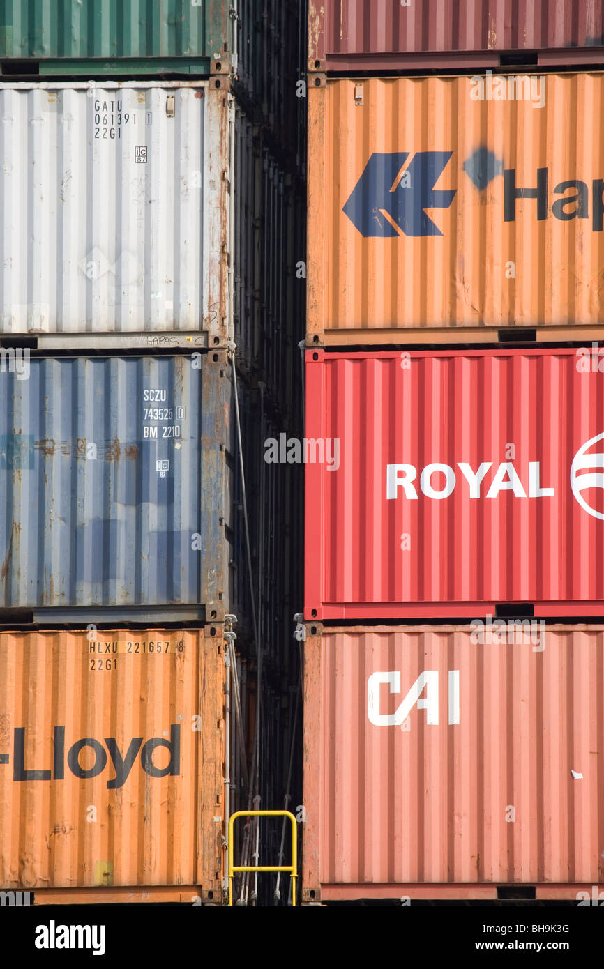 Containers teu shipping hi-res stock photography and images - Alamy