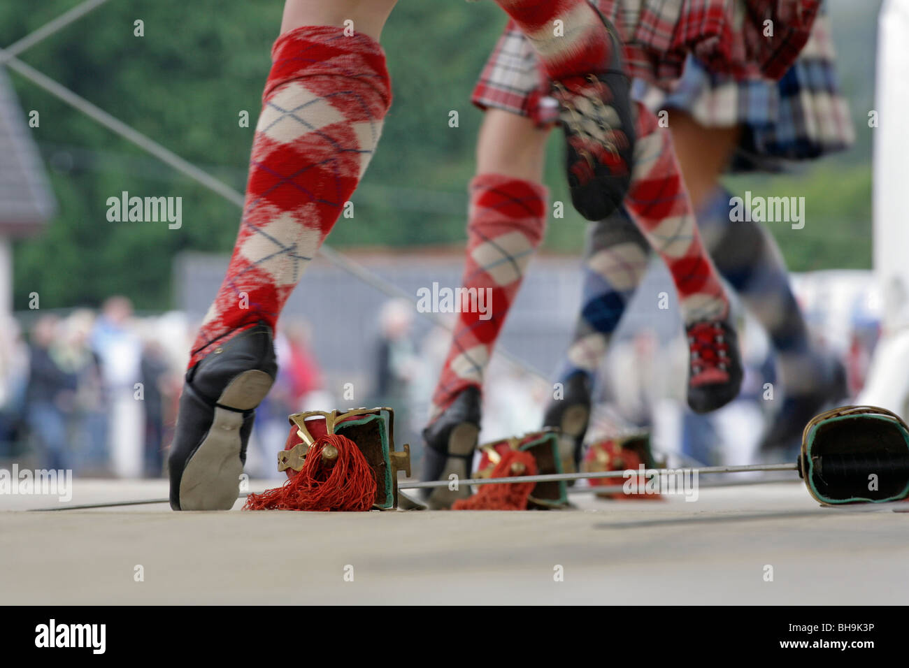 Dancers competing at the World Highland Dancing Championship Finals at ...