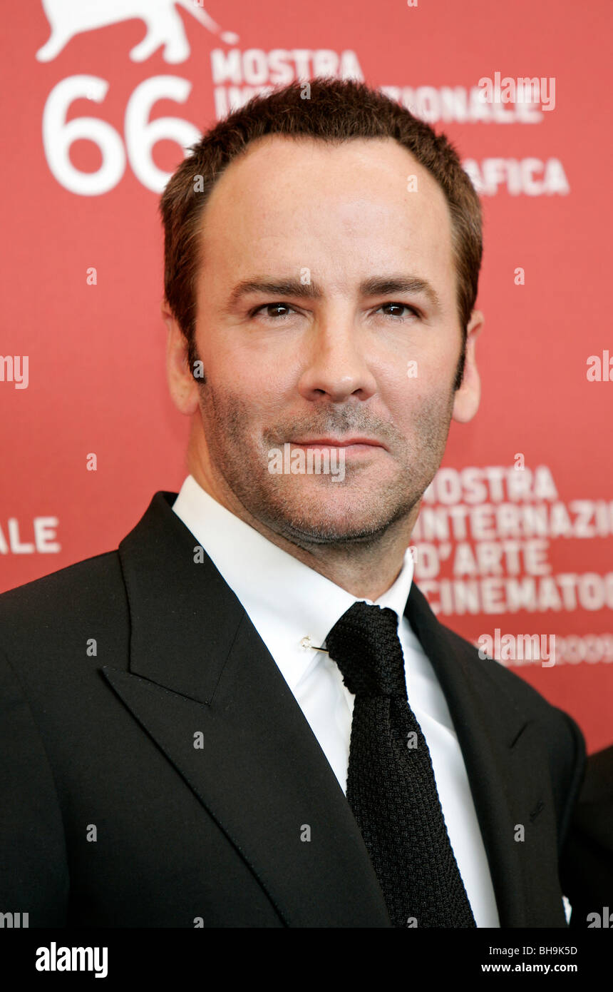 TOM FORD A SINGLE MAN PHOTOCALL VENICE FILM FESTIVAL LIDO VENICE ITALY ...