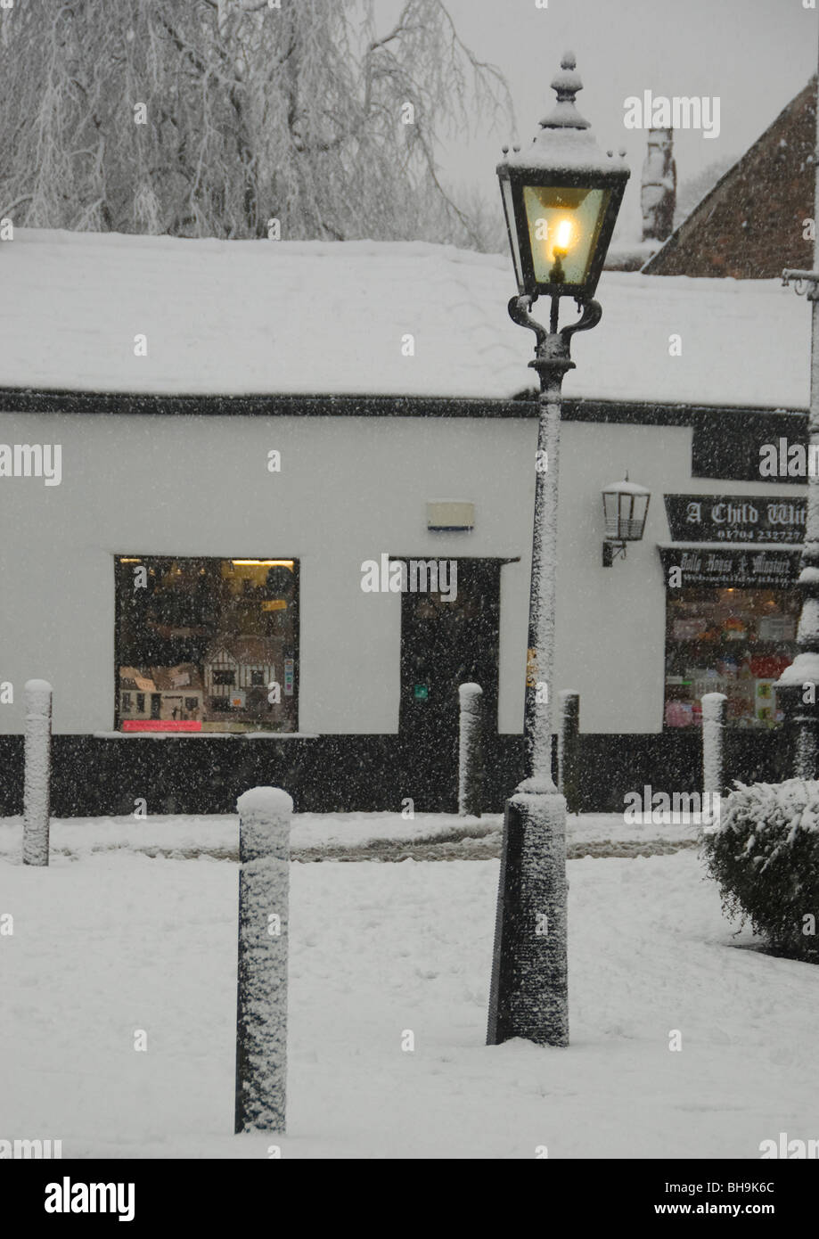 Churchtown Village, near Southport Stock Photo - Alamy