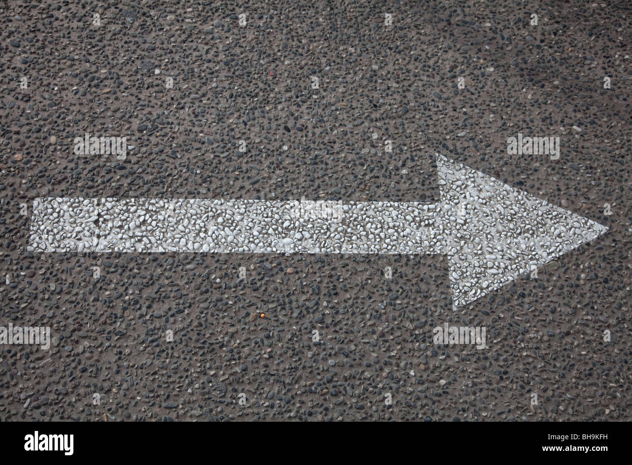 arrow on ground,sign Stock Photo - Alamy