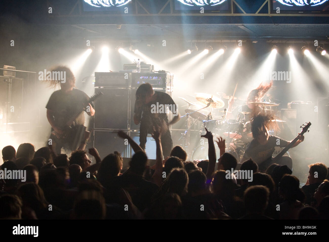 BUDAPEST - JANUARY 18: American Death Metal Band called Faceless ...