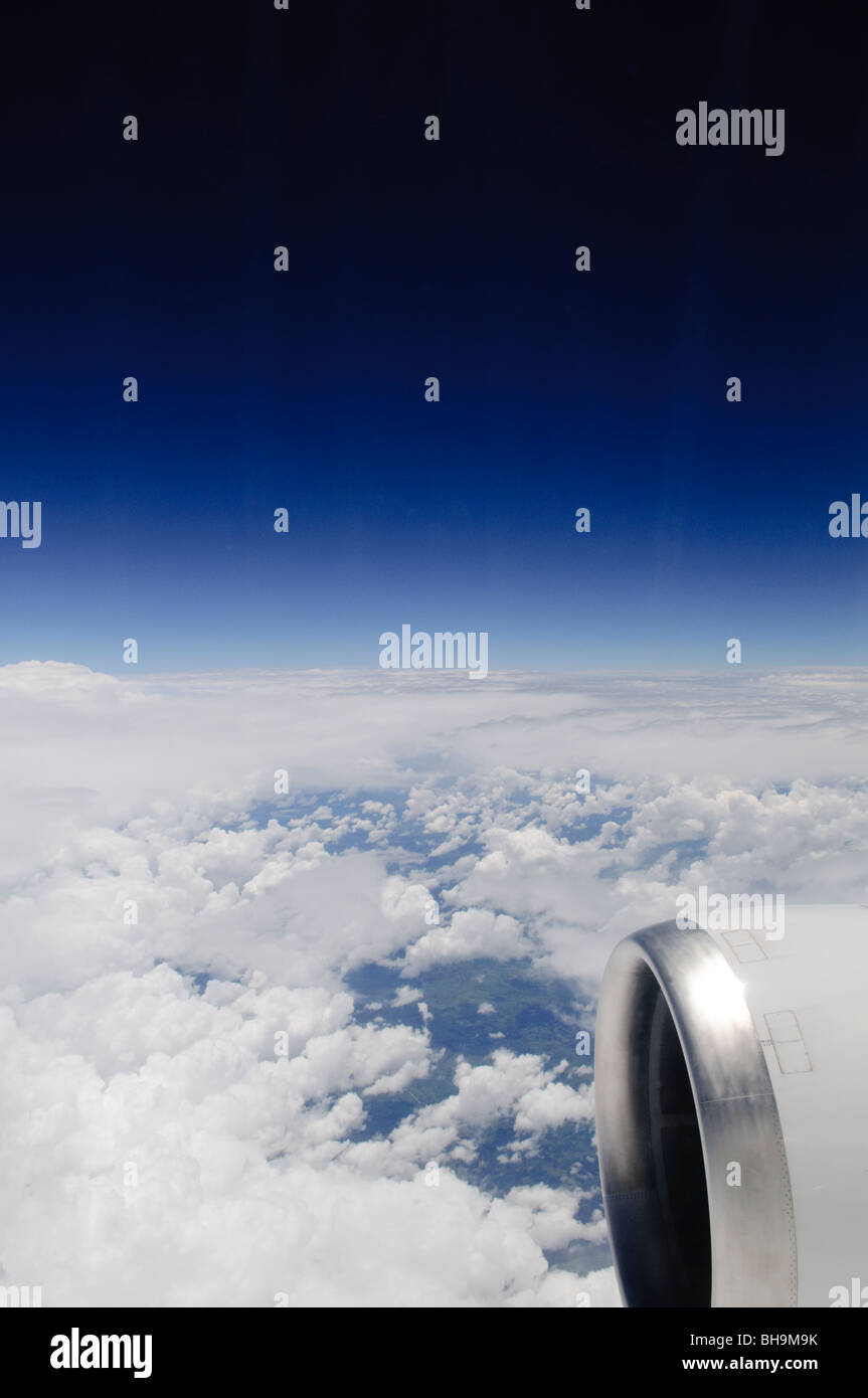 SYDNEY, Australia - SYDNEY, Australia - View out a plane window above ...