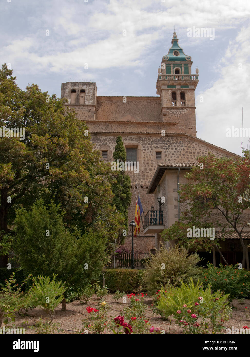 La Cartuja, monastery in Valldemossa, small and nice town of Mallorca ...
