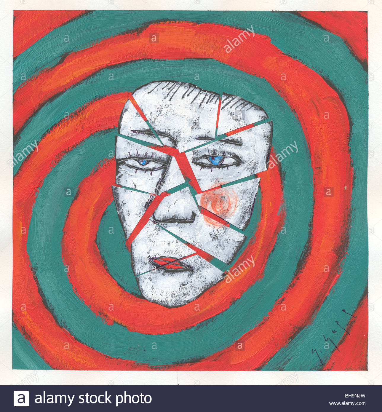 Psychopath Cartoon High Resolution Stock Photography and Images - Alamy