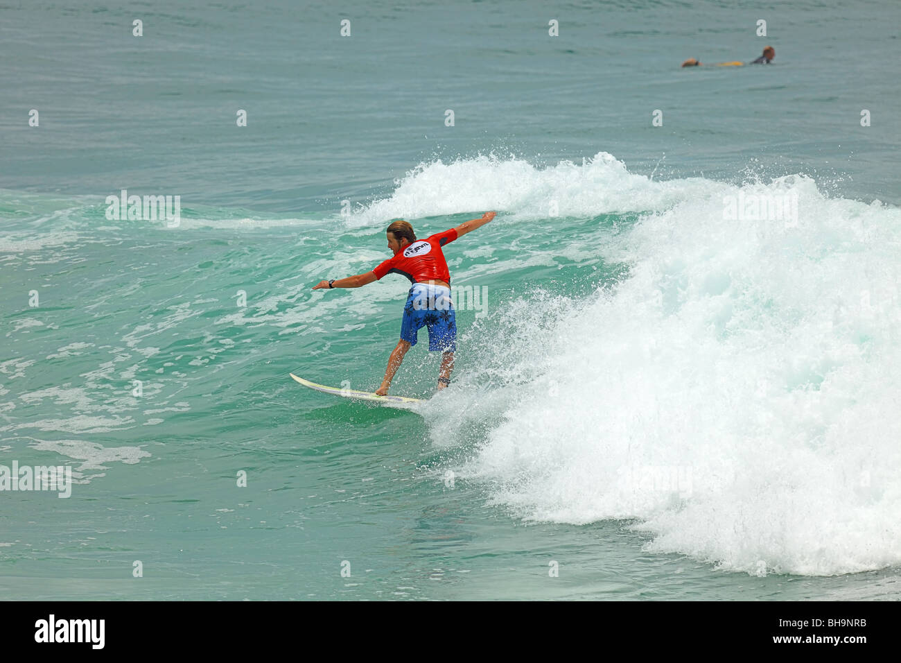 Surfing contest Australian surfers in competition Stock Photo - Alamy