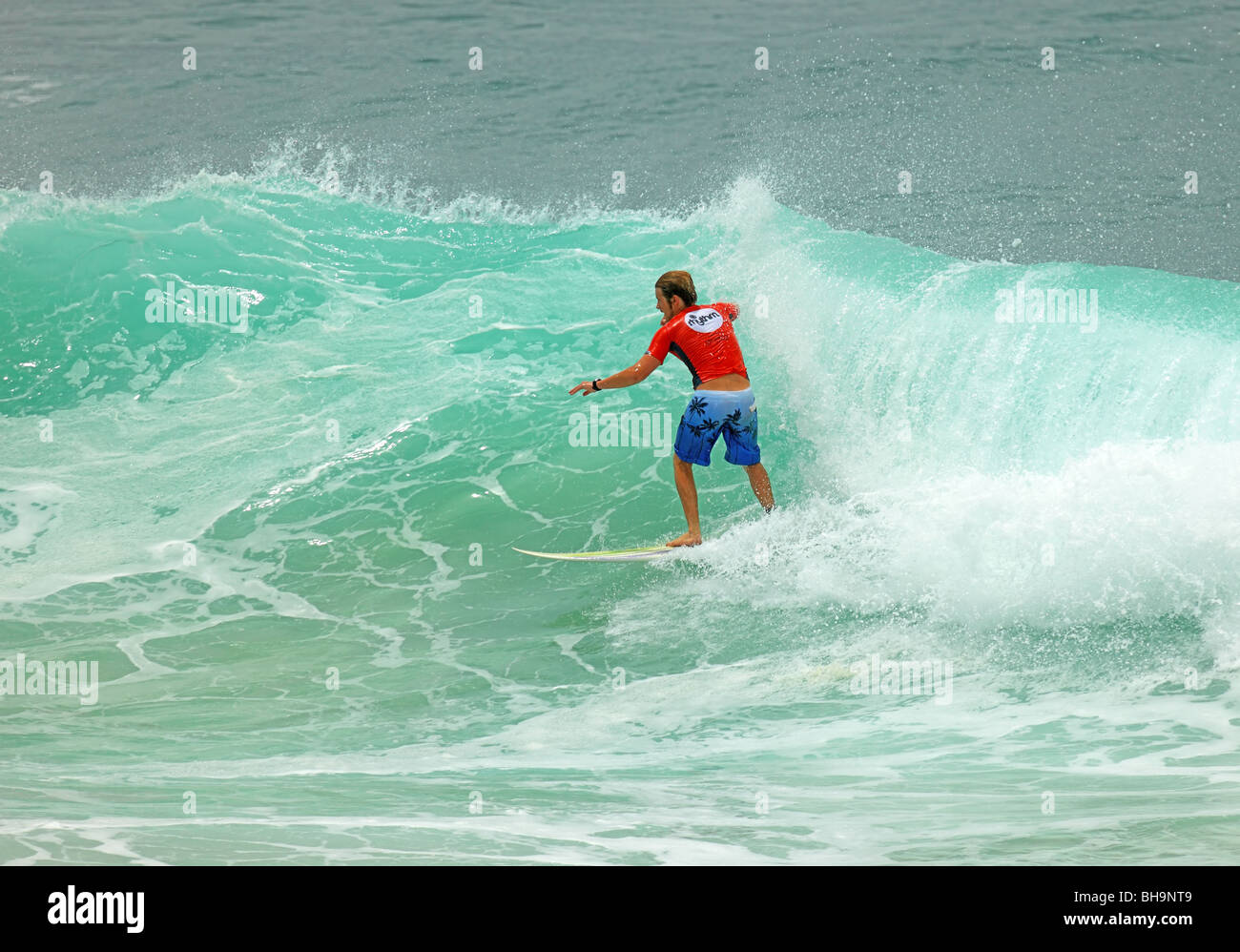 Surfing contest Australian surfers in competition Stock Photo - Alamy