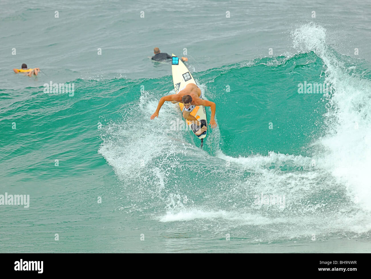 Surfing contest Australian surfers in competition Stock Photo - Alamy