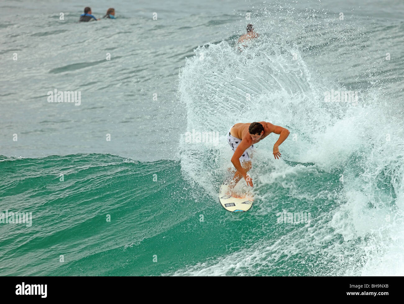Surfing contest Australian surfers in competition Stock Photo - Alamy