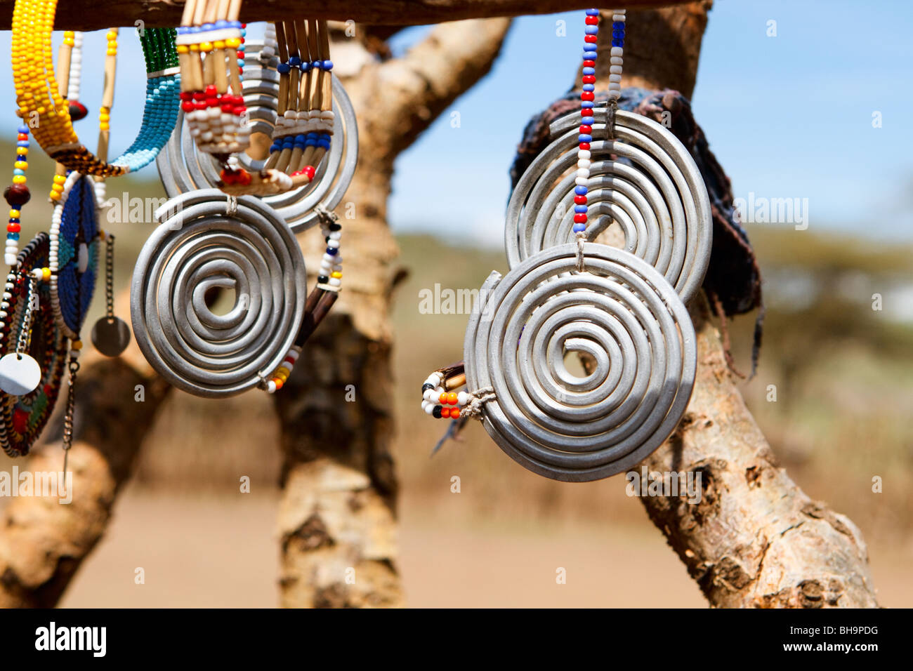 Masai traditional jewelry Stock Photo - Alamy