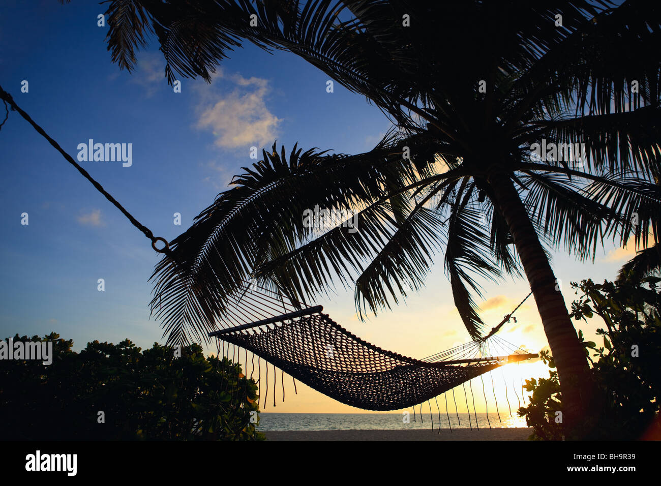 Beautiful vacation sunset Stock Photo - Alamy